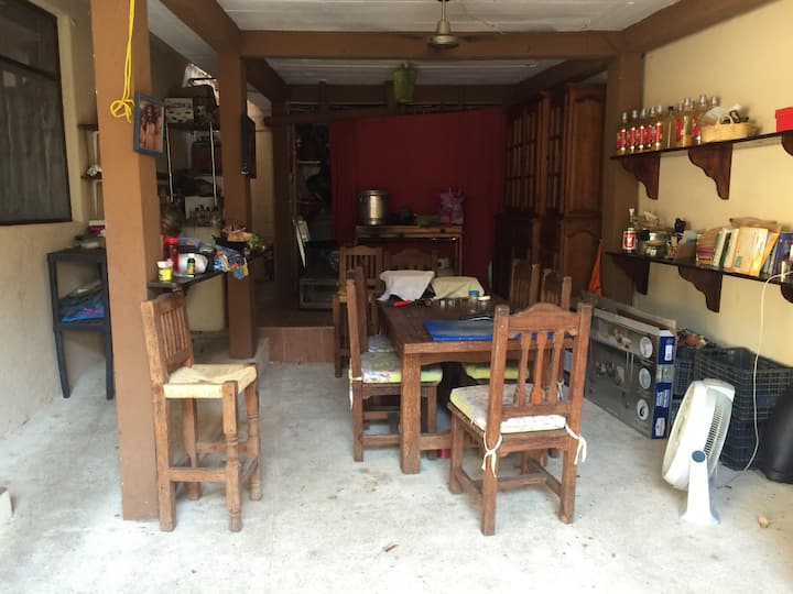 Tropical Bamboo Room With Shared Bathroom - Zihuatanejo