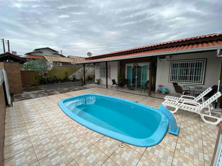 Casa C/ Piscina E Bilhar Na Praia Do Gravatá - Navegantes