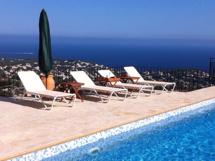 Luxus, 180 Grad Meerblick, Schnelles Internet - Moraira