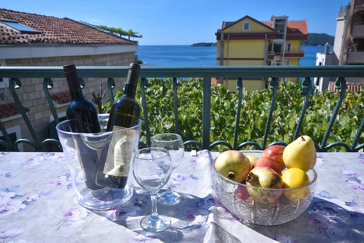Rustic Apt In Stone House With Sea View - Montenegro