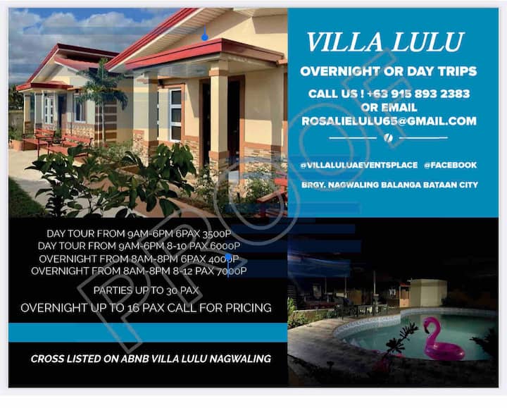 Nagwaling Town Home/bungelows & Event Center - Bataán