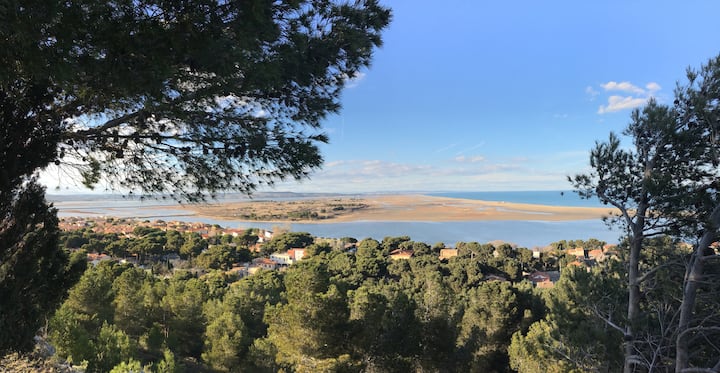 Leucate Plage, Appart Vue Sur Mer/etang/montagne. - Leucate