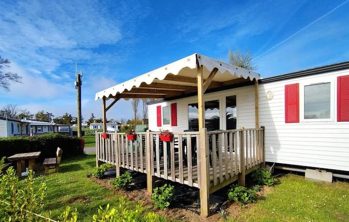 Mobil Home Camping *** Plouescat Avec Piscine - Plouescat