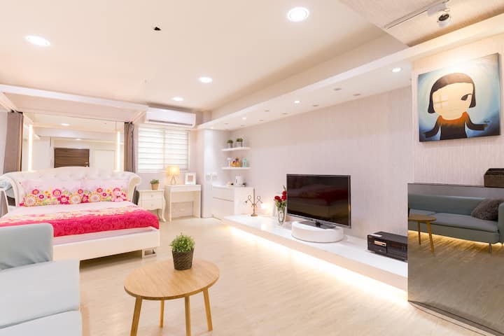 25secs Ximenmrt☆幸福時尚房-1 ☆極靜☆Free4g Wifiegg - 三重區