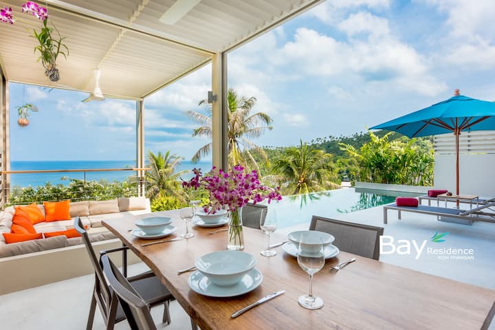 Flex . Natural Mystic 3br-pool, Panoramic Sea View - Ko Phangan