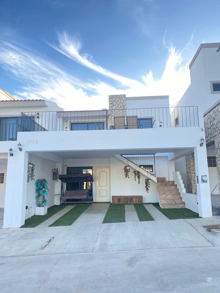 Hermosa Casa De Playa Vacacional Frente A Alberca - 마사틀란