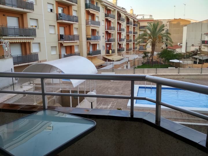 Apartamento Con Piscina Torredembarra. Aire Acond - Torredembarra