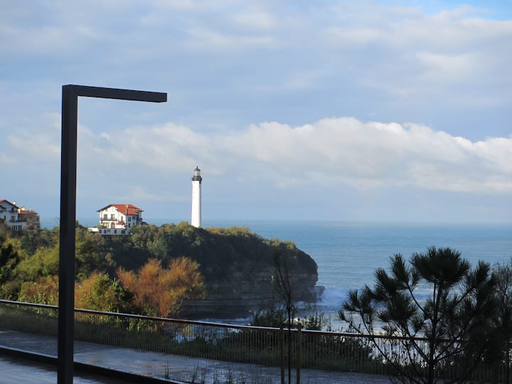 Appartement De Charme Vue Panoramique Sur Mer - Anglet