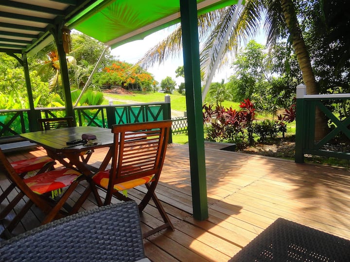 Abway, Bungalow F3 Au Calme - Guadeloupe