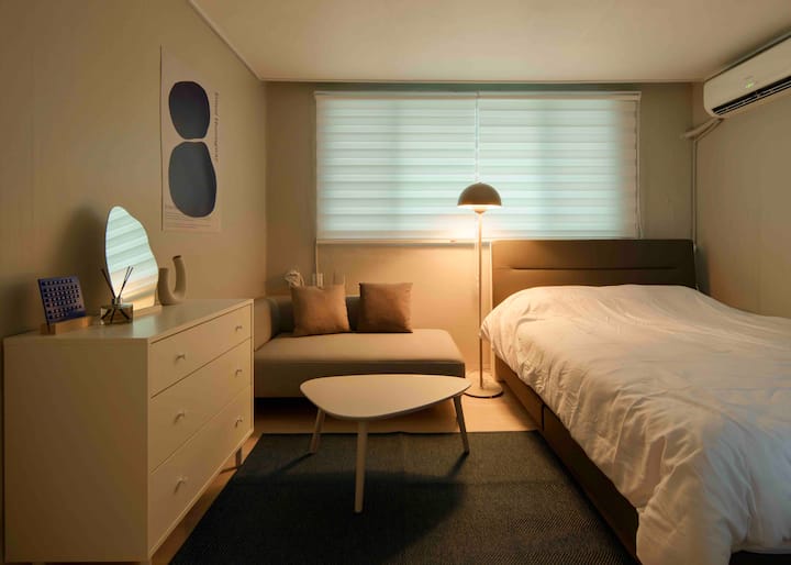 [C&m3]2room, Metro & Seongsu 5min, Luggage Storage - Seoul