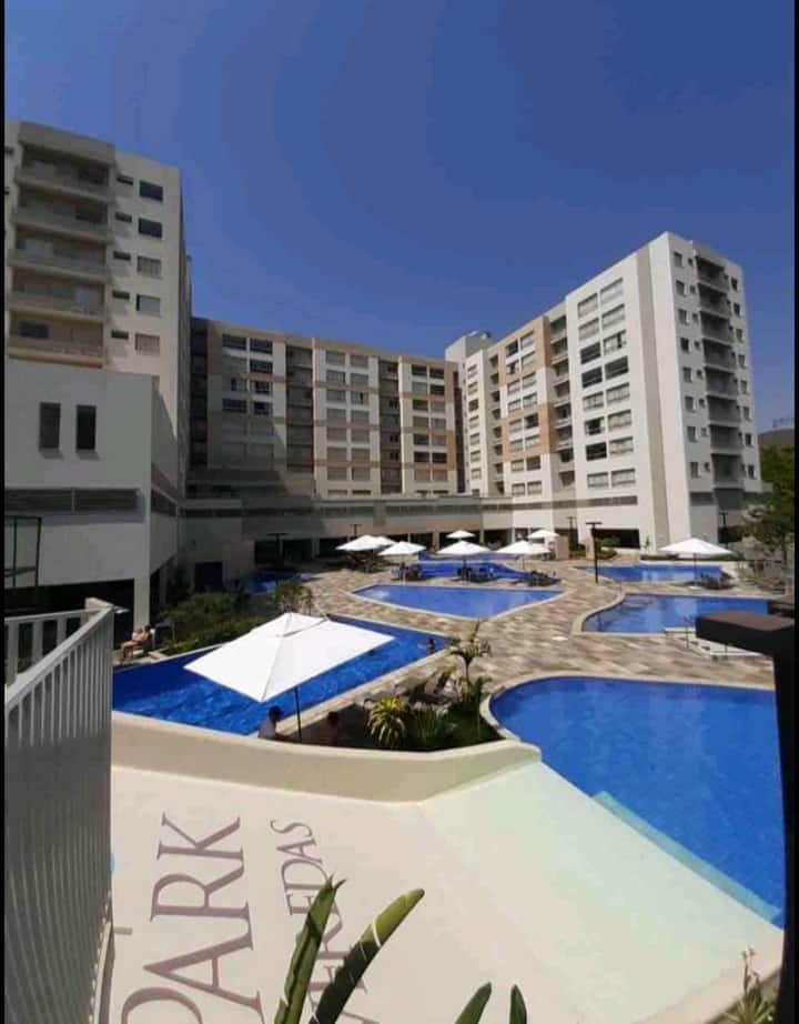 Park Veredas - Rio Quente, Flat-422  (5 Pessoas) - Rio Quente