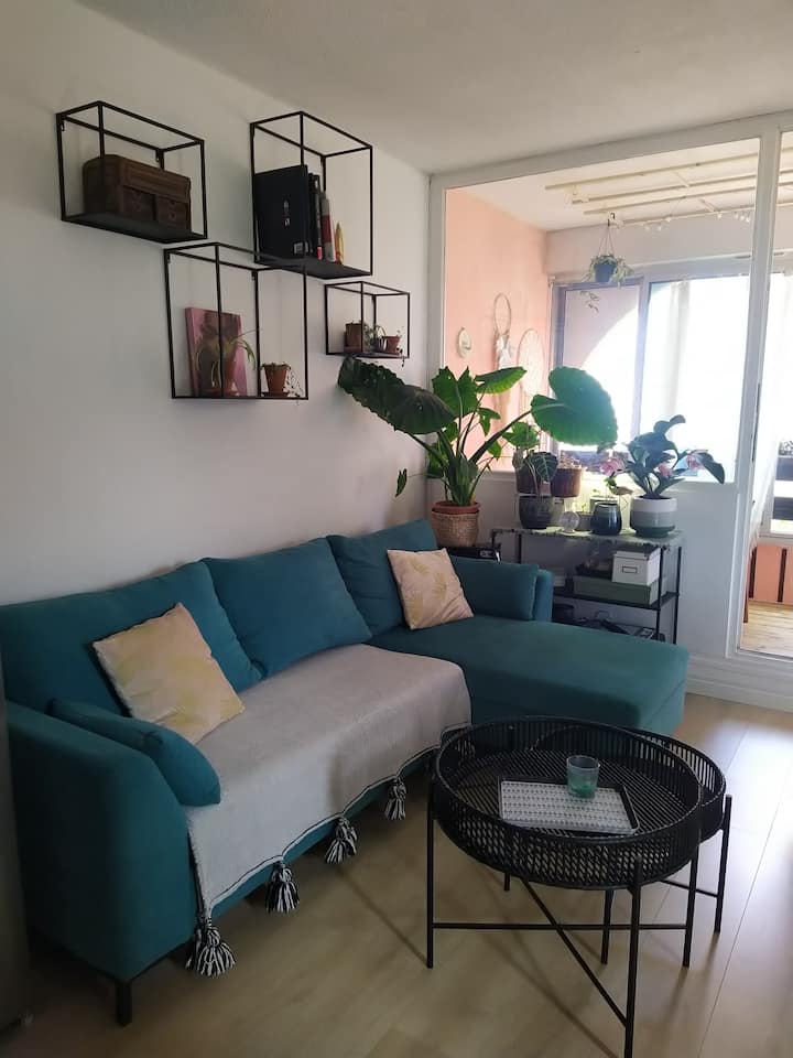 Appartement Bohème Au Calme Et Vue Sur Le Port - Mauguio