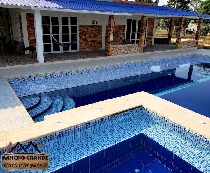 Piscina,jacuzzi,turco,billar,gimnasiototal Privada - Villavicencio