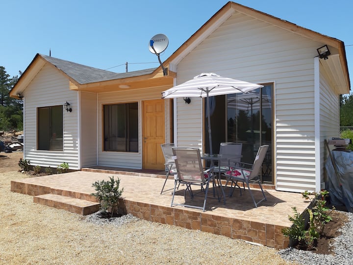 Cabaña  Familiar A Minutos De Comercio Y Playa - Algarrobo