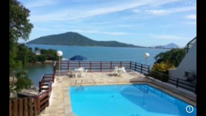 Lindo Terraço De Frente Para O Mar - Ubatuba