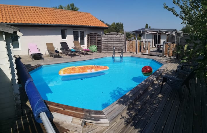 Maison "Auxptitsbonheurs" Avec Piscine Chauffée - Saint-Jean-de-Monts