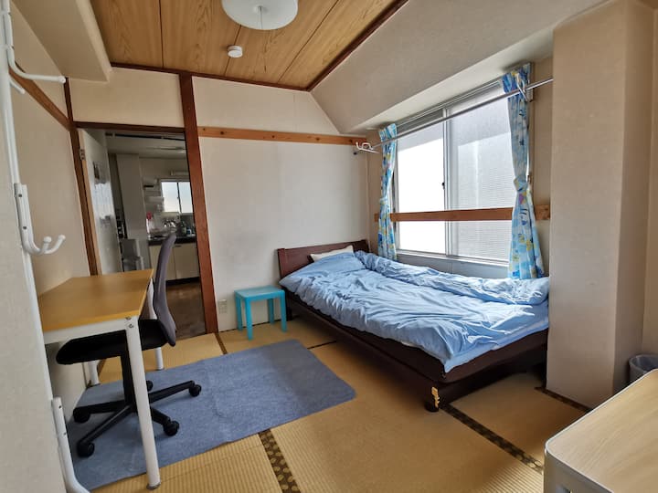 和室とキッチン Room Wi-fi 長期割引あり。駅近、学生歓迎！ - Tokio