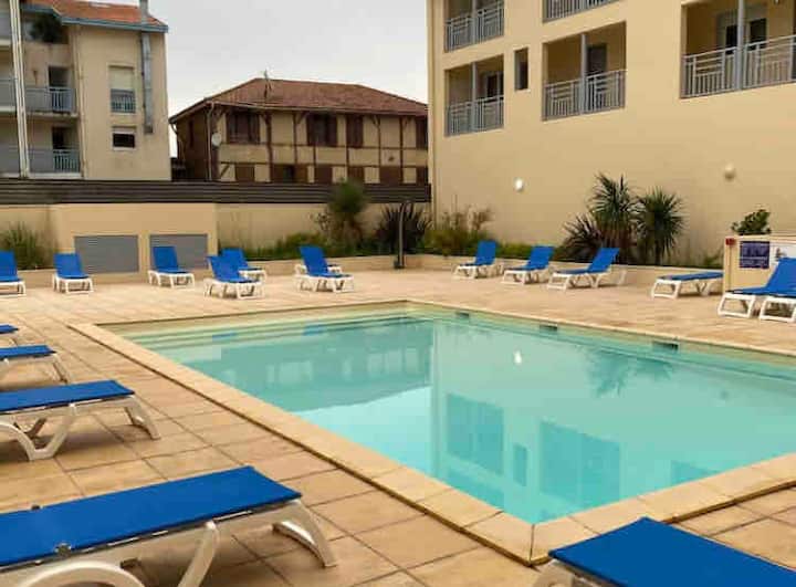 Appart 6 Pers. Vue Océan Plage 50m Piscine/parking - Mimizan
