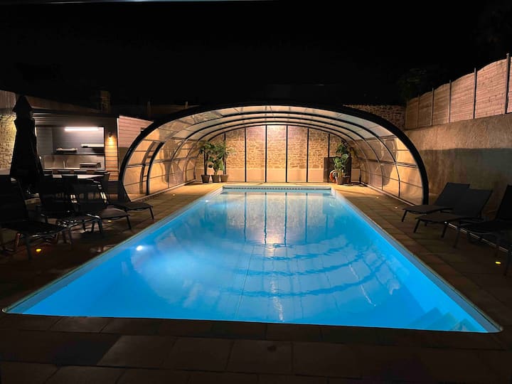 Villa De La Côte Des Sables-piscine Chauffée 8pers - Plouescat
