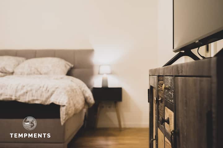 Modernes & Idyllisches Apartment Am Wasser (1. Og) - Waltersdorf