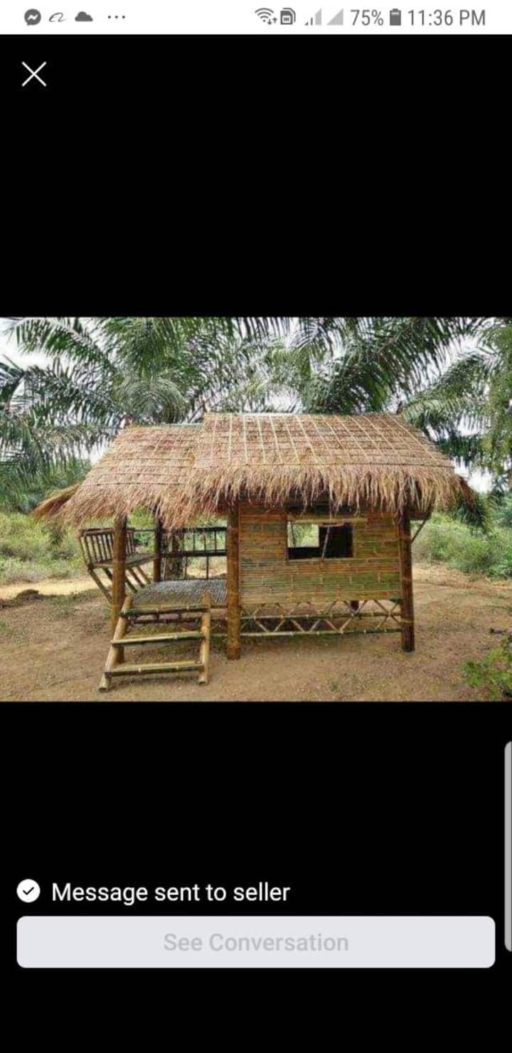 2small Cozy Bamboo Nipa Huts,simple Farm, Mountain - Bacong