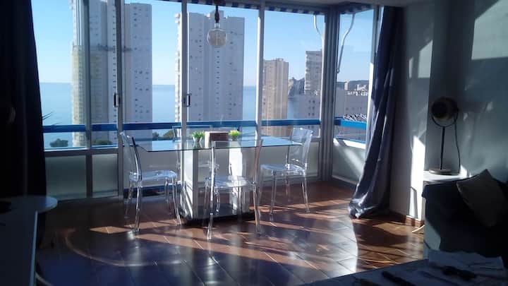 "Solaz" Luminoso, Con Vistas Al Mar - Benidorm