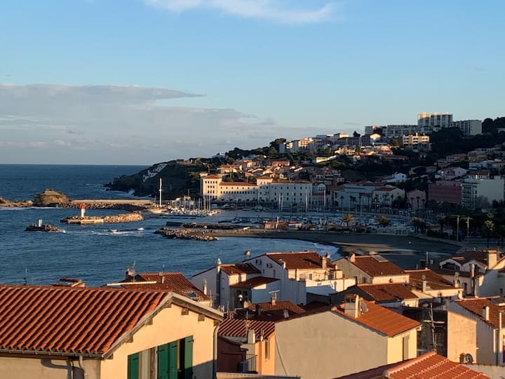 Attique à Banyuls - Vue Mer Et Montagne - Banyuls-sur-Mer