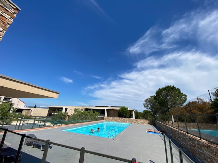 T3 Avec Piscine Wifi Clim Parking Privé Couvert - Puget-sur-Argens