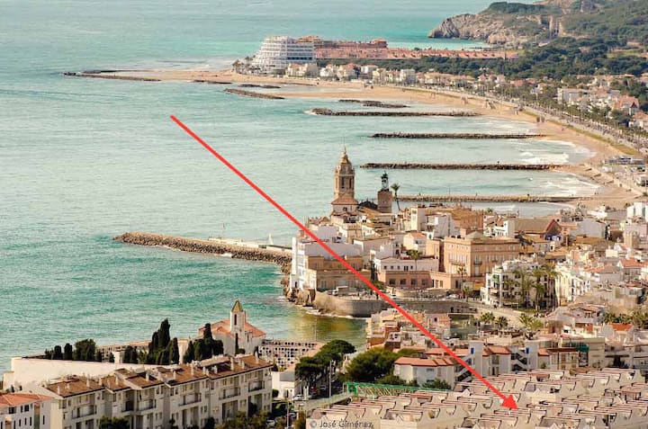 Family House Sitges Town; 5 Mins Walk To Beaches - Sitges