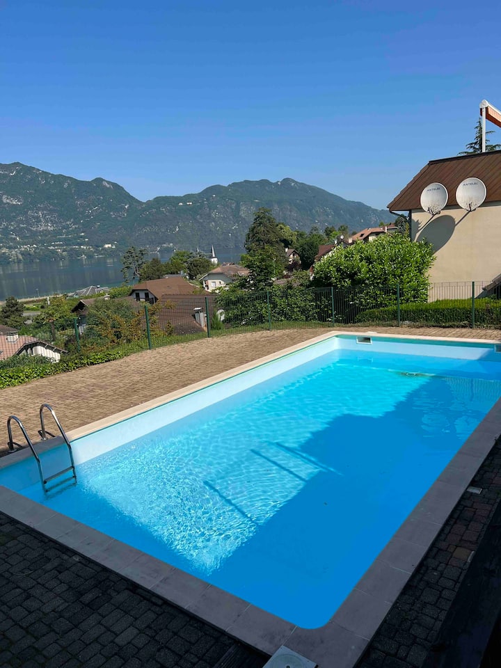 Bel Appart  / Vue Lac / Garage / Piscine Partagée - Le Bourget-du-Lac