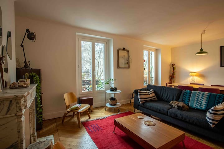 3 Chambres Paris Batignolles, Lumineux, Calme - Paryż