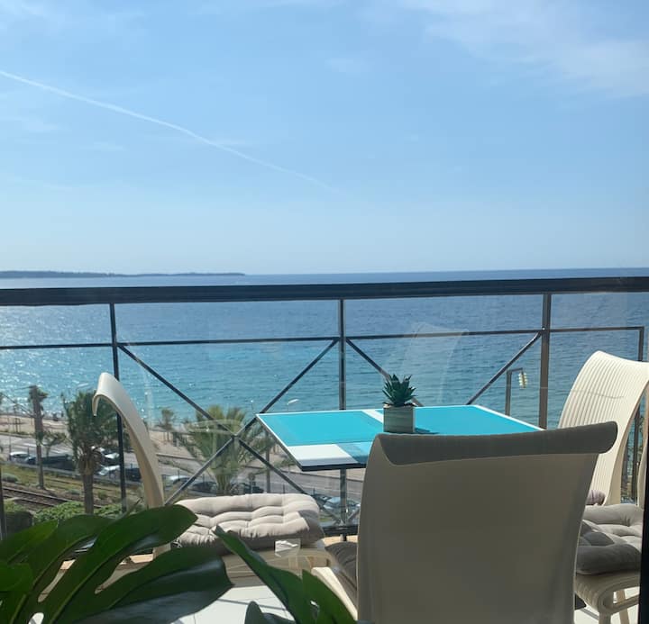 Appt 2pce, Magnifique Vue Sur Mer, Avec Piscines - Cannes