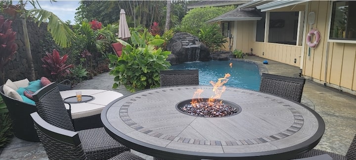 Paradise Awaits W/salt Water Pool, A/c And Wifi - Princeville, HI