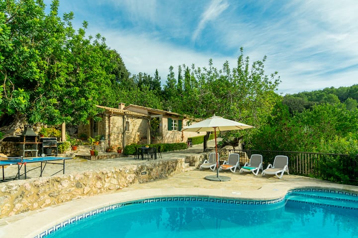 Casa Con Piscina Y Vistas  A 1 Km Del  Pollensa - Pollensa