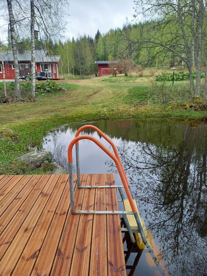 Grandmom's Cottage With Ice Swimming Place! - Kuhmoinen
