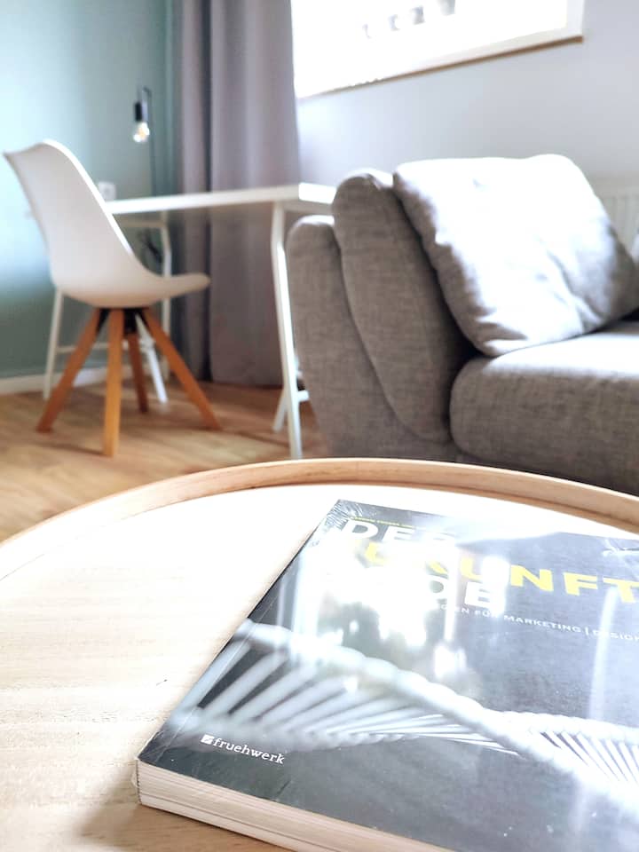 Apartment Nähe Schloßpark, 1 Doppelbett + Schlafc. - Bad Salzuflen