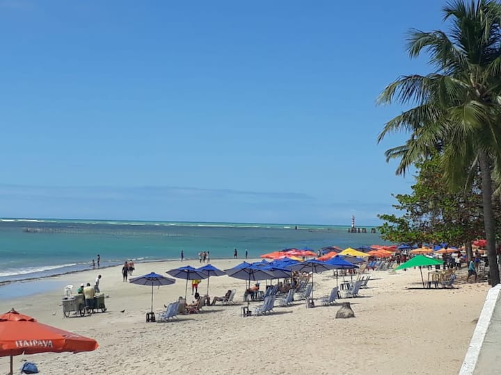 Apartamento à 300 Metros Da Praia Da Ponta Verde. - マセイオ