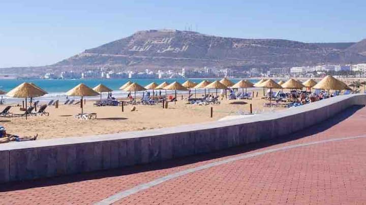 Bel Appartement Avec Terrasse Parfait Pour Séjour - Agadir