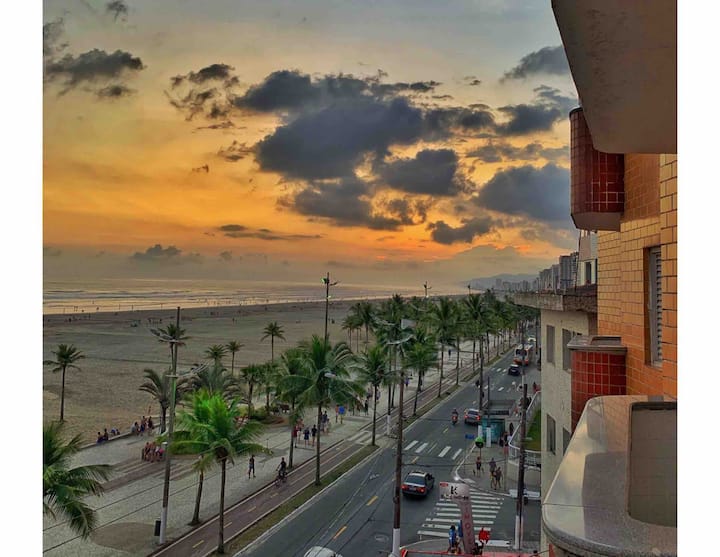 Melhor Vista Da Praia Grande. Pé Na Areia - Praia Grande