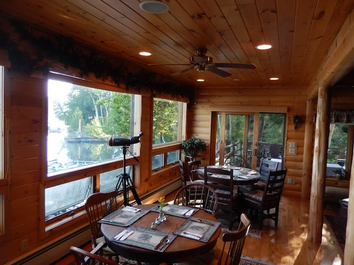 Waterfront Lodge Room W/balcony At Adirondack Inn - Saranac Lake, NY