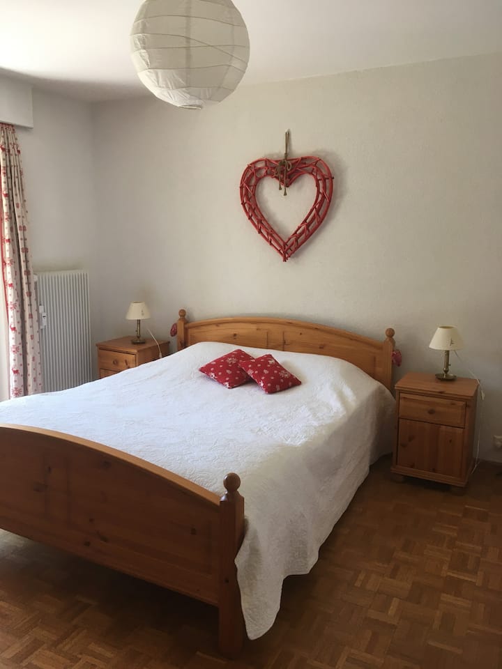 2,5 Pièces, Cosy, Grand Balcon Sud, Crans à Pied - Sierre