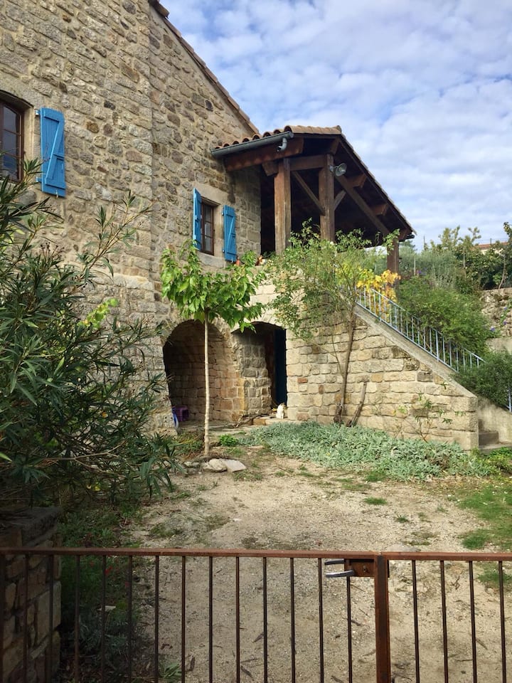 Maison En Pierre Au Coeur D'un Paisible Hameau - Les Vans