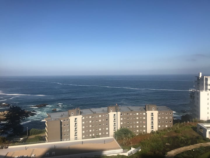 Vista Al Mar En Concón Departamento - Concón