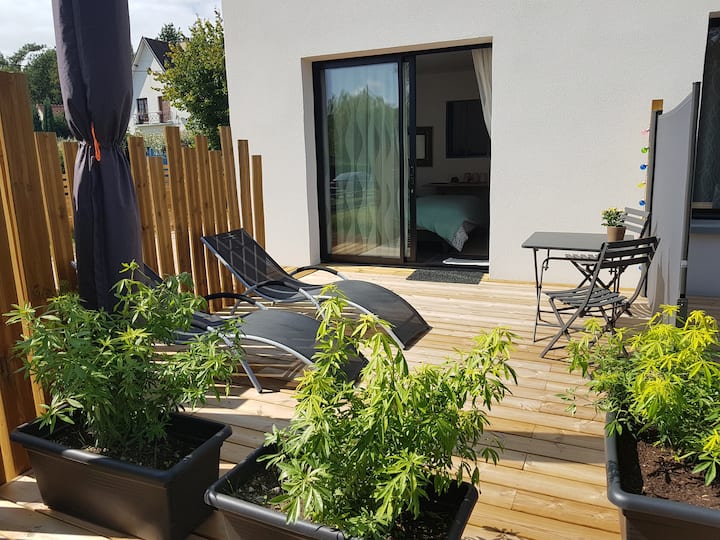 Condette, Chambre Privée - Hardelot-Plage