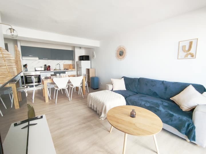 Le Lisa: Parking, Piscine, Terrasse, Wifi, Vue Mer - Agde