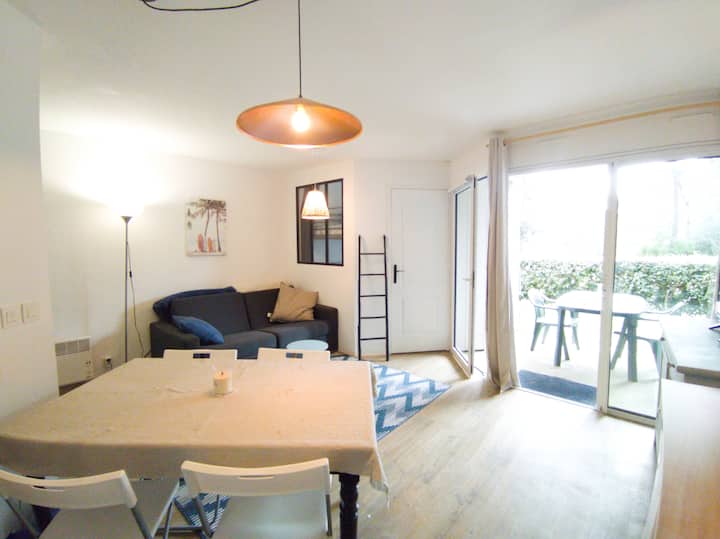 Appartement Cosy Avec Piscine, à 5min De L'océan - Lacanau