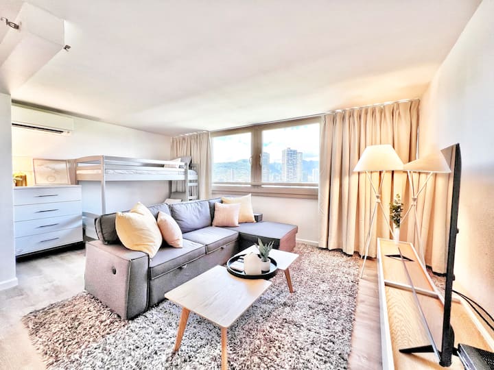 Cozy Beautiful 1br Waikiki Family & Group Suite! - オアフ島, HI