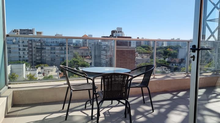 1002 Apartamento Con Hermosa Terraza Pocitos - Montevideo