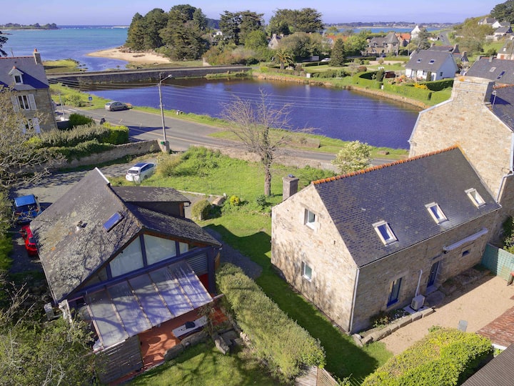 2 Maisons Au Bord De L’eau Pour 14 Personnes - Pleumeur-Bodou