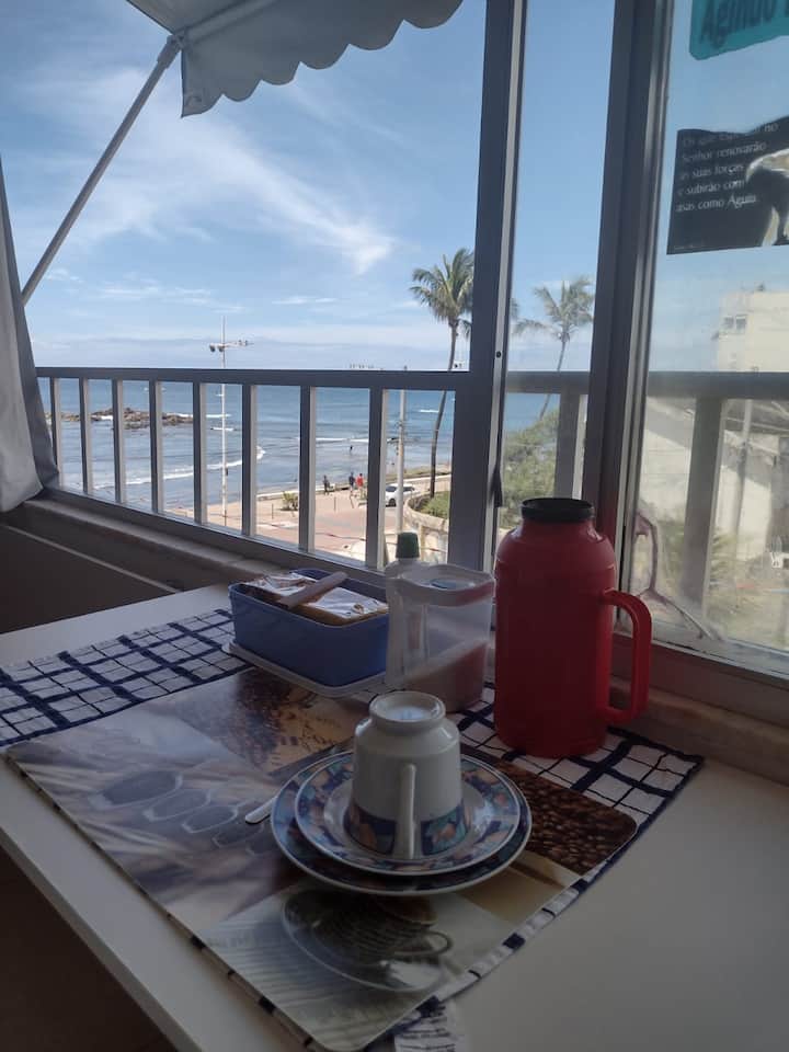 Studio Beira-mar Com Vista Oceânica Privilegiada - Rio Vermelho